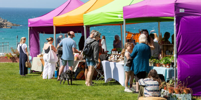 Newquay Town Centre and Street Market | Cornish Secrets